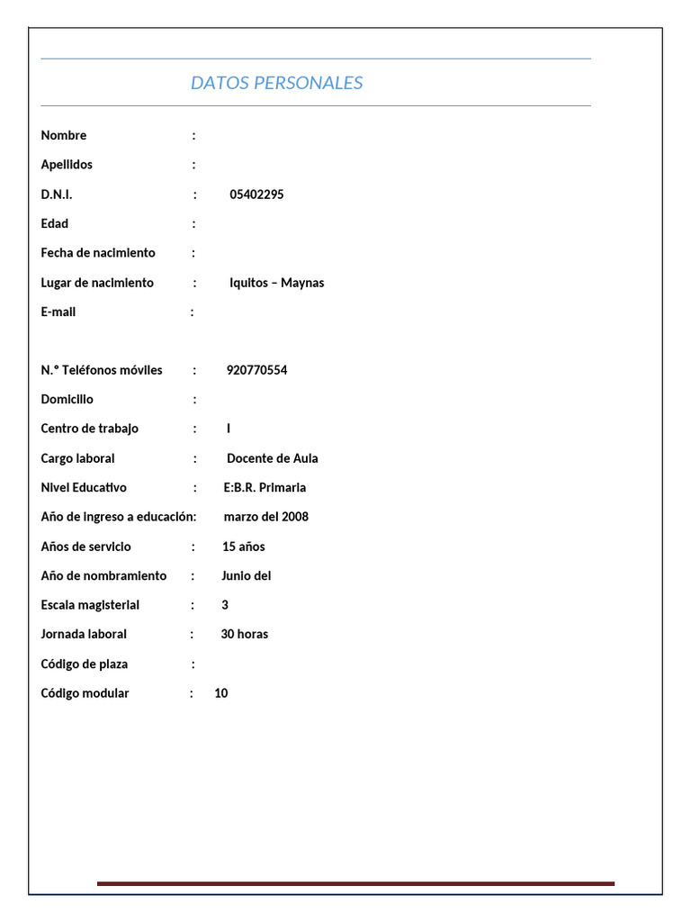 CV Sandra 2023 | PDF