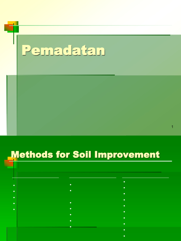 MG 1 2 3 Pemadatan | PDF