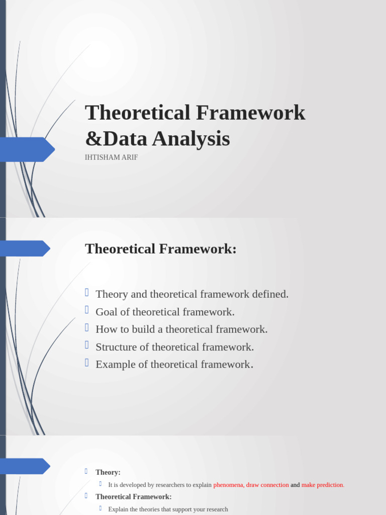 Theoretical Framework &data Analysis | PDF