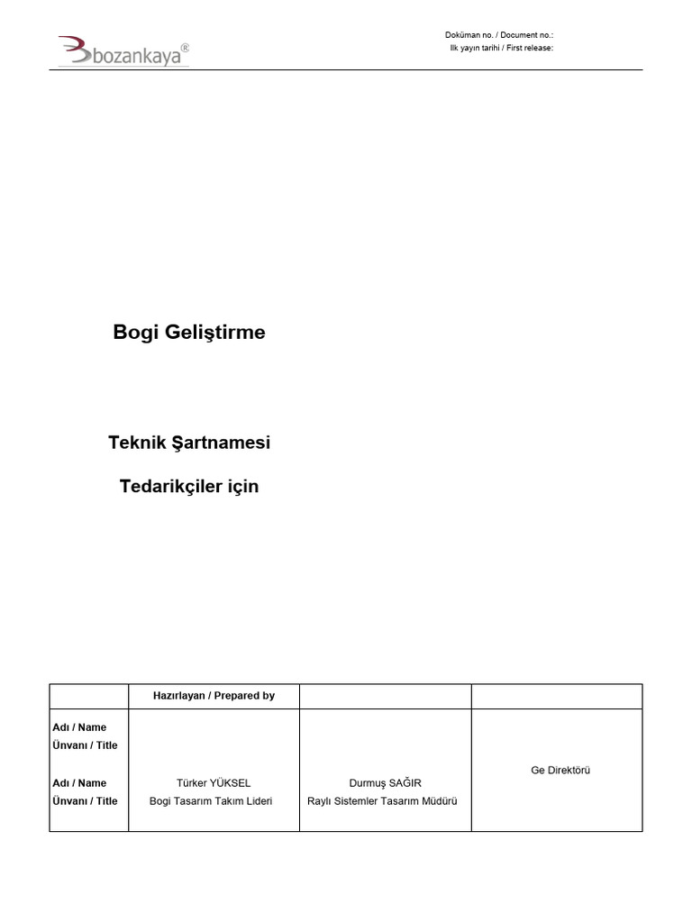 System Technical Specification Traction Motor | PDF