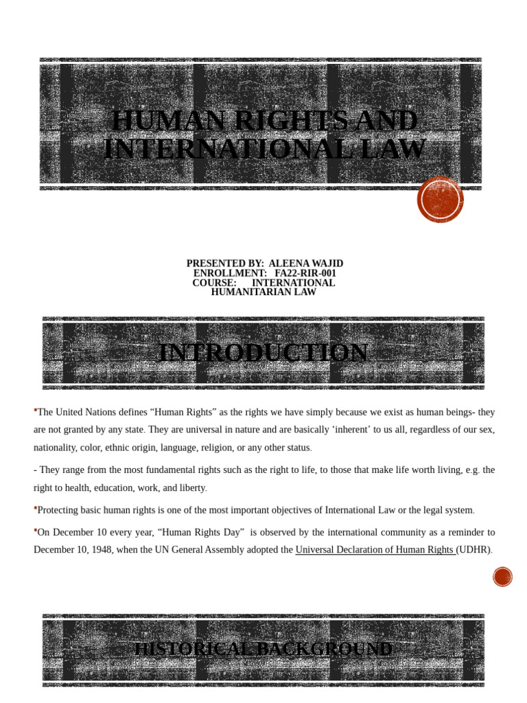 IHL Presentation | PDF