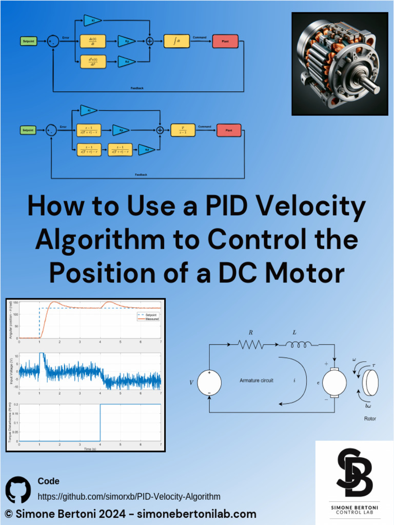 PID Velocity Algorithm - DC Motor Angular Position | PDF