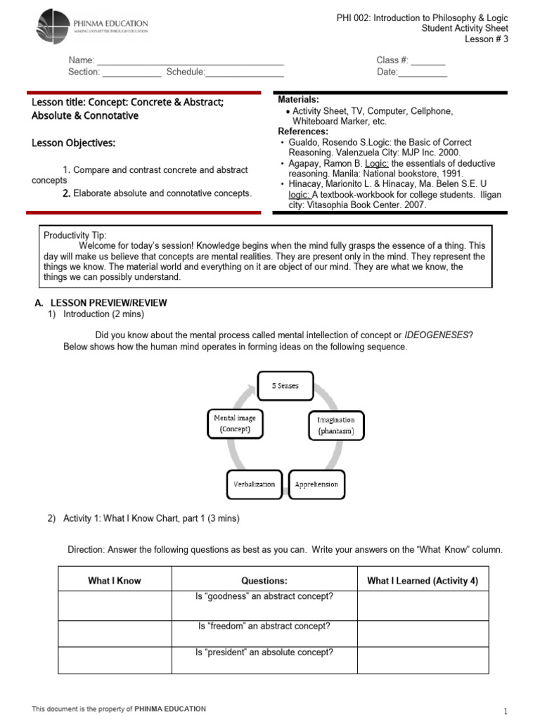 Lesson 3 Logic SAS | PDF