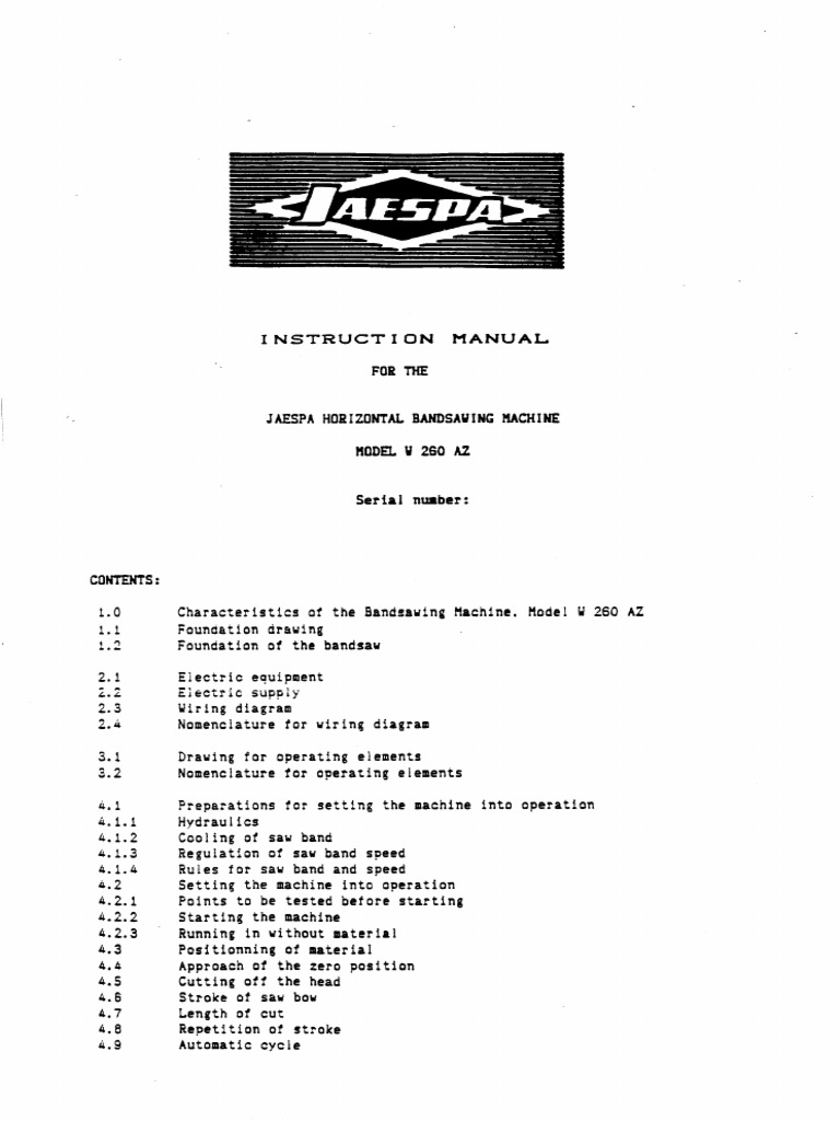 W 260 AZ Engl.0001 | PDF