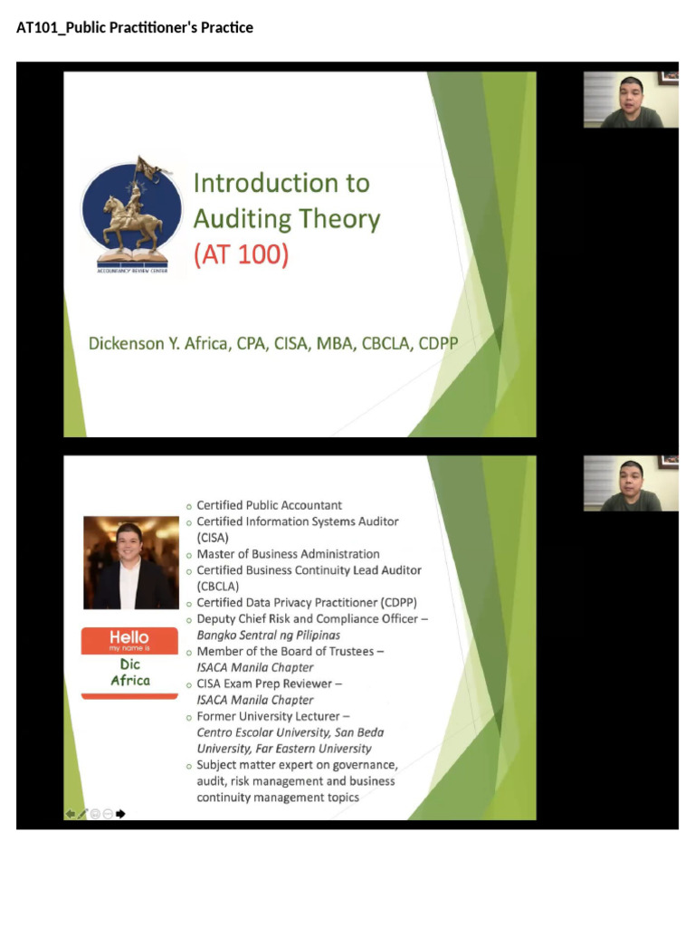 AT101 - Public Practitioner's Practice | PDF