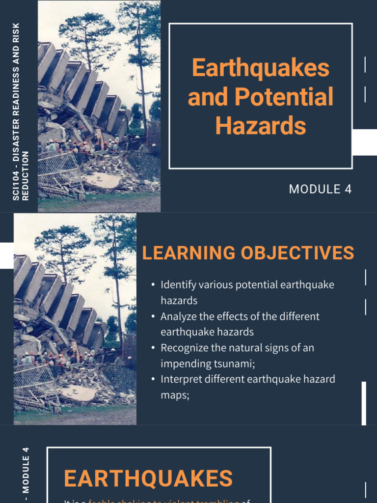 Module 4 Earthquake Hazards | PDF