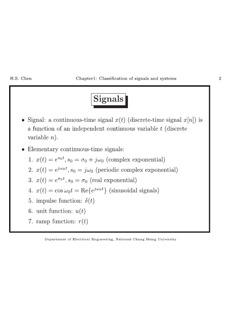 Signals | PDF