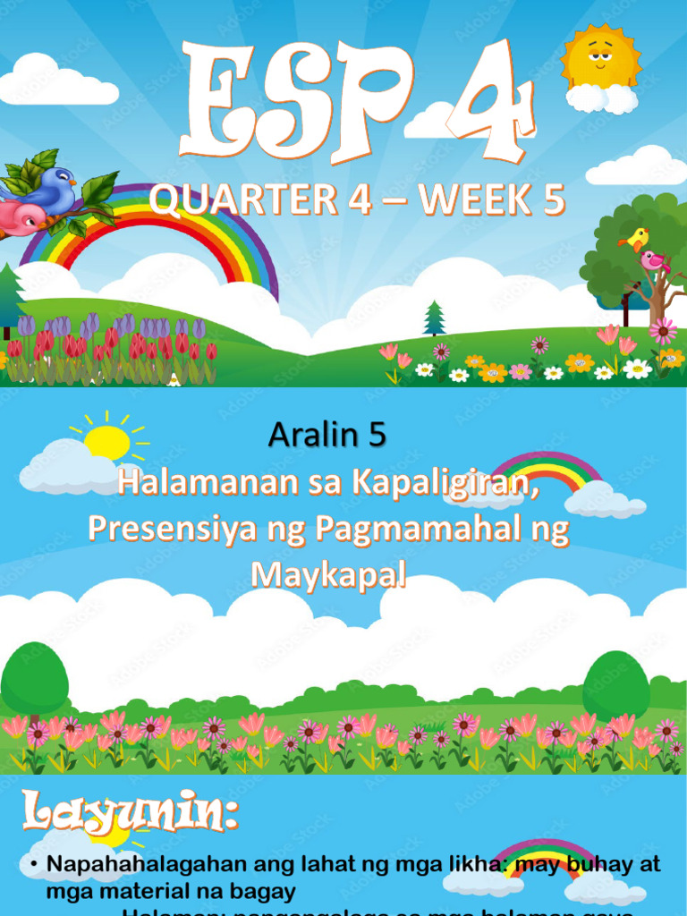 ESP-4-QUARTER-4-WEEK-5-ASYNCHRONOUS-LESSON | PDF