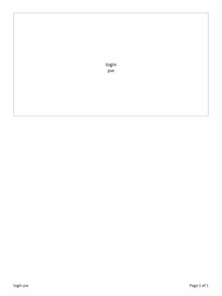 Login PW - 20240712 - 224106 - 0000 | PDF