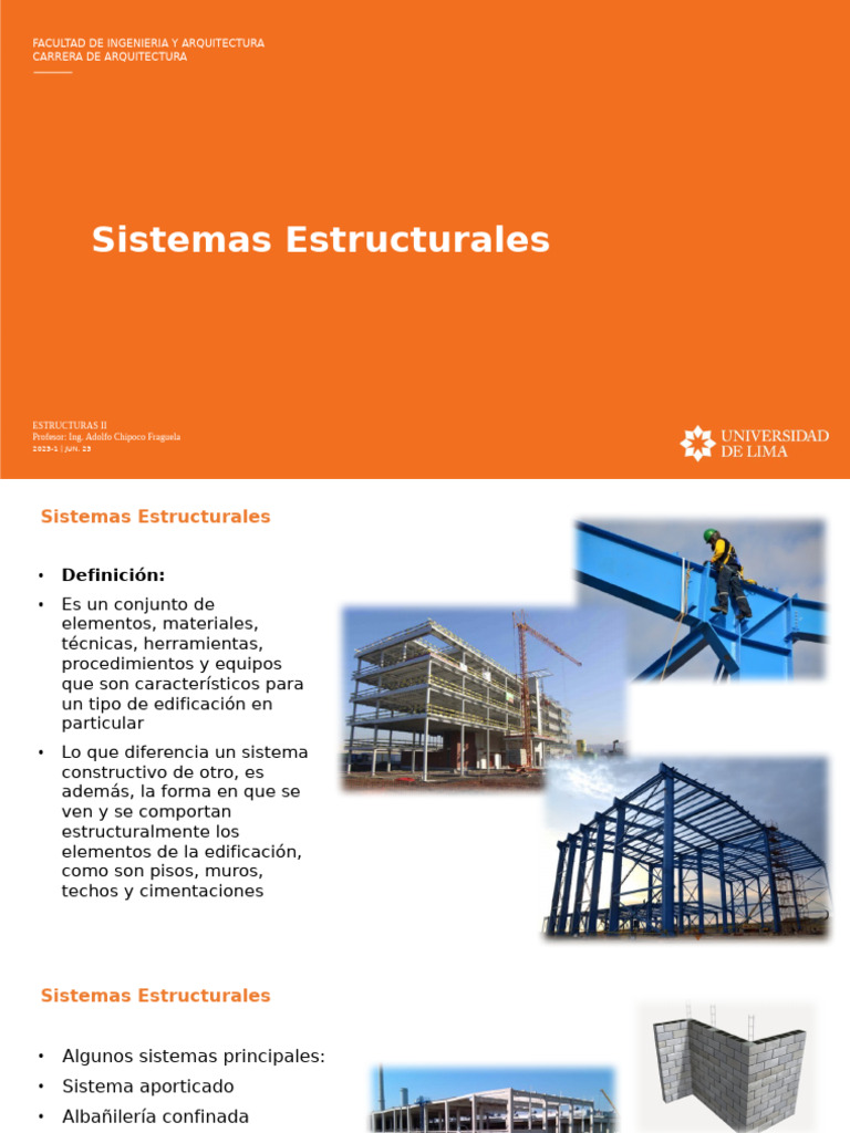 Est2 - 07 Sistemas Estructurales | PDF