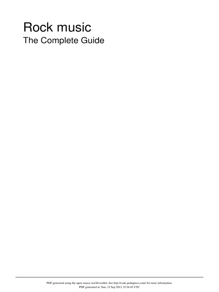 Rock Music | PDF