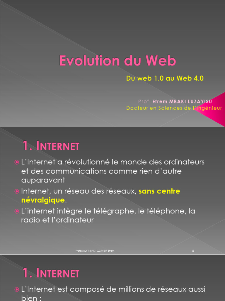 Evolution Du Web | PDF