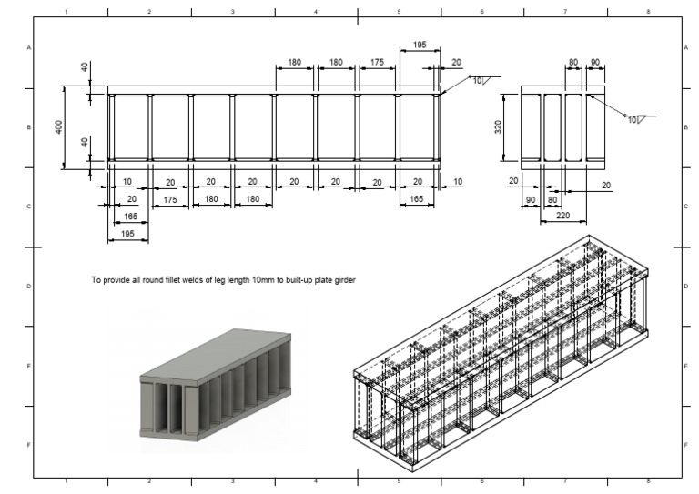 Built-Up Plate Girder 14 Aug - R1 | PDF