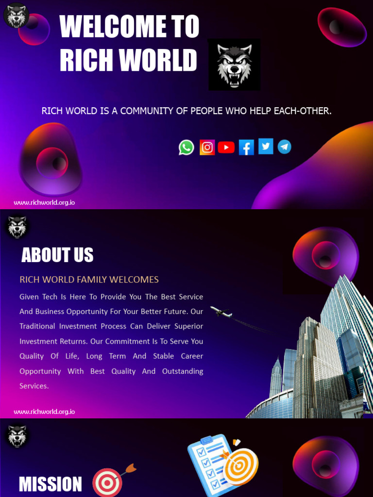 Rich World | PDF | Money | Cryptocurrency