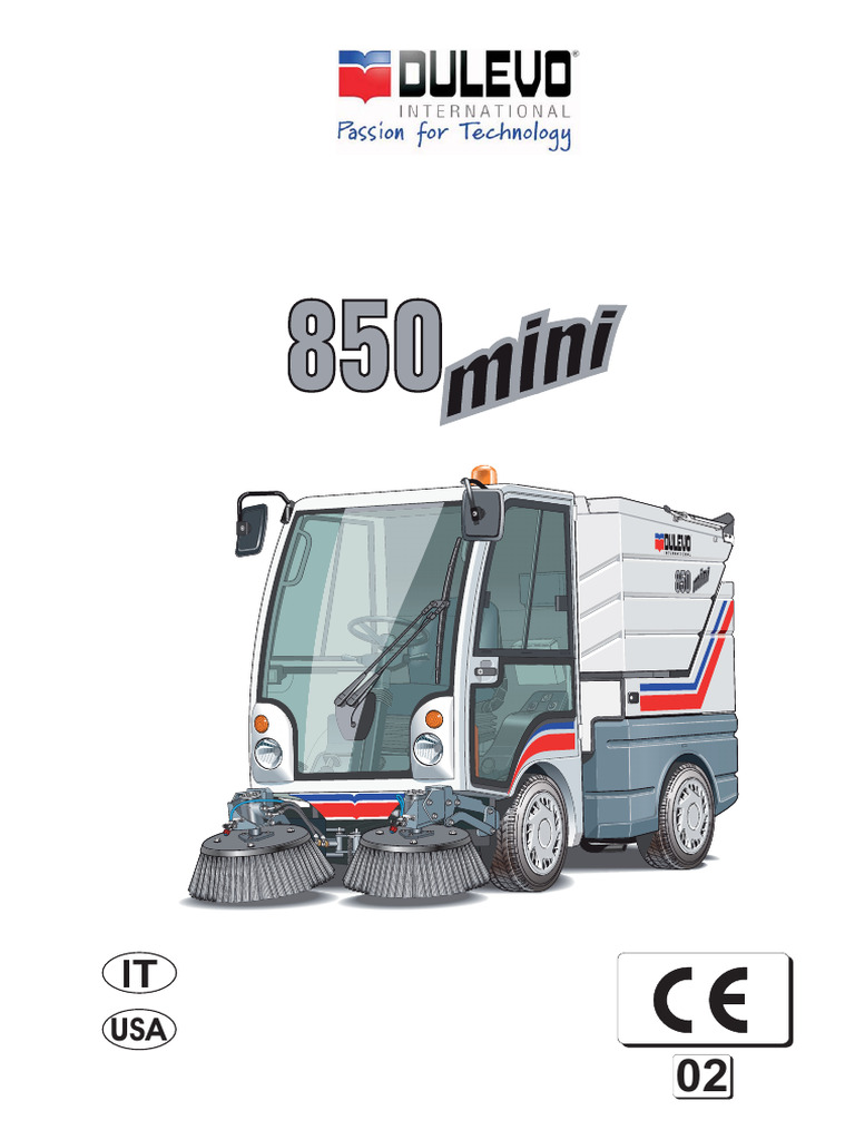 Dulevo 850 Service Manual | PDF