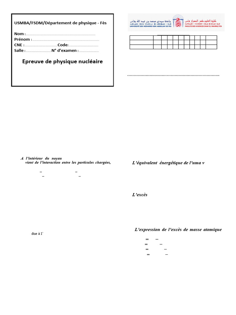 Examen QCM S5 2022 | PDF