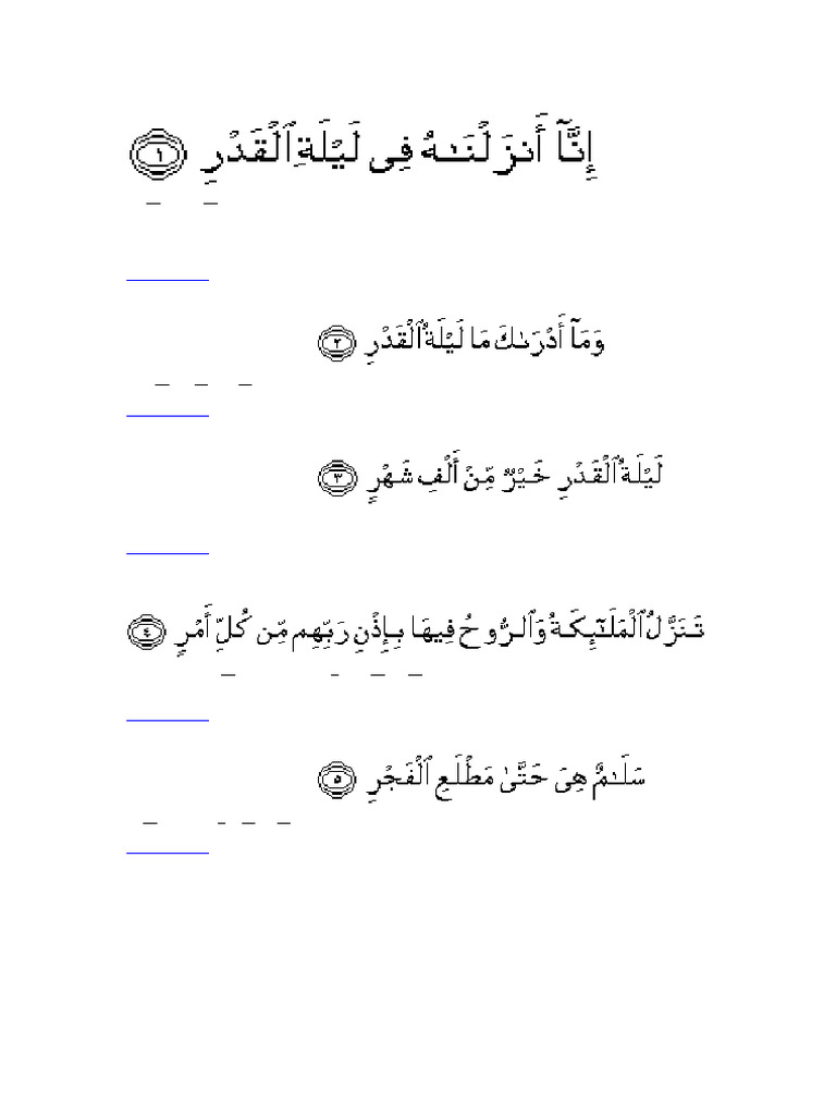 204476850-Surah-Al-Qadr | PDF