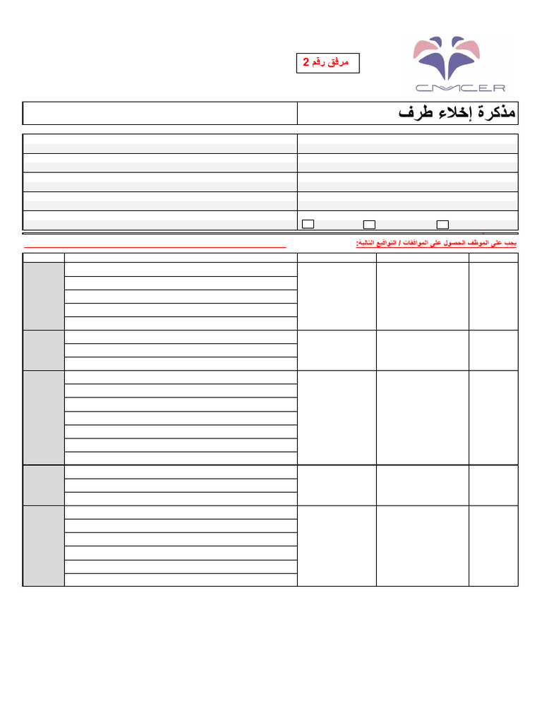 2- CMC - Clerance Form | PDF