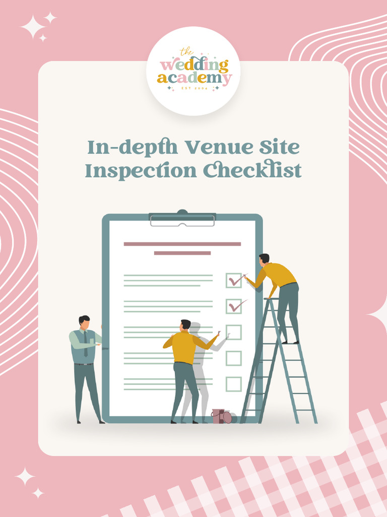 R3 - The Wedding Academy - In-Depth Venue Site Inspection Checklist ...