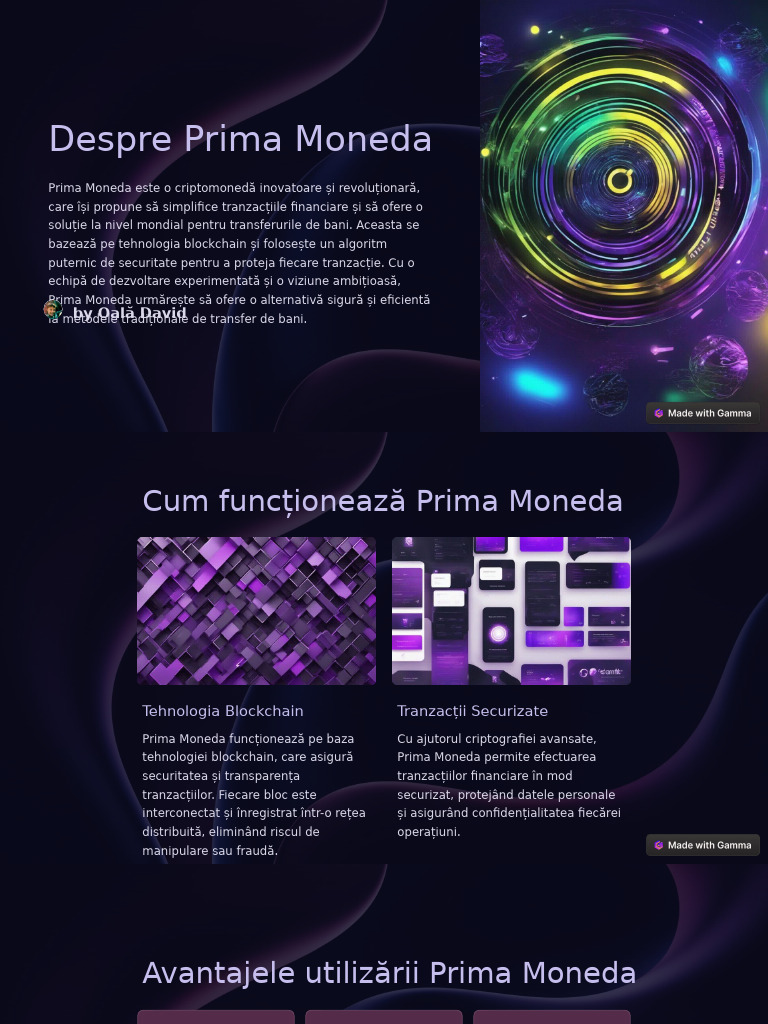 Despre Prima Moneda | PDF