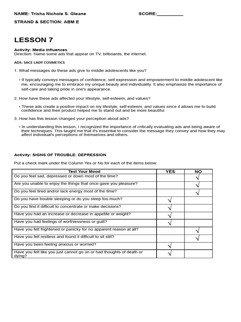 Perdev List of Activities 1 | PDF
