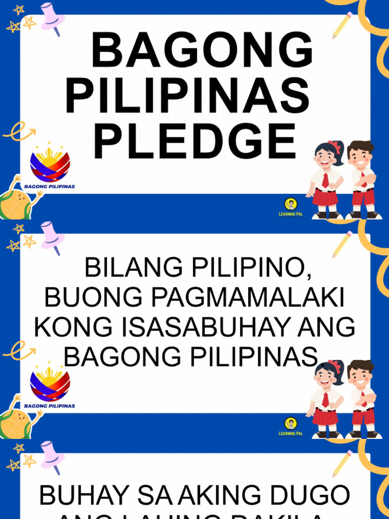 Bagong Pilipinas Pledge | PDF