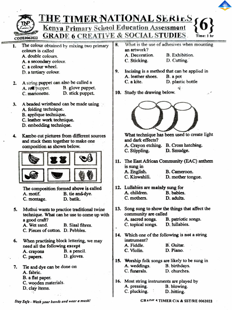 Grade 6 Timer Creative Arts - Social Studies | PDF