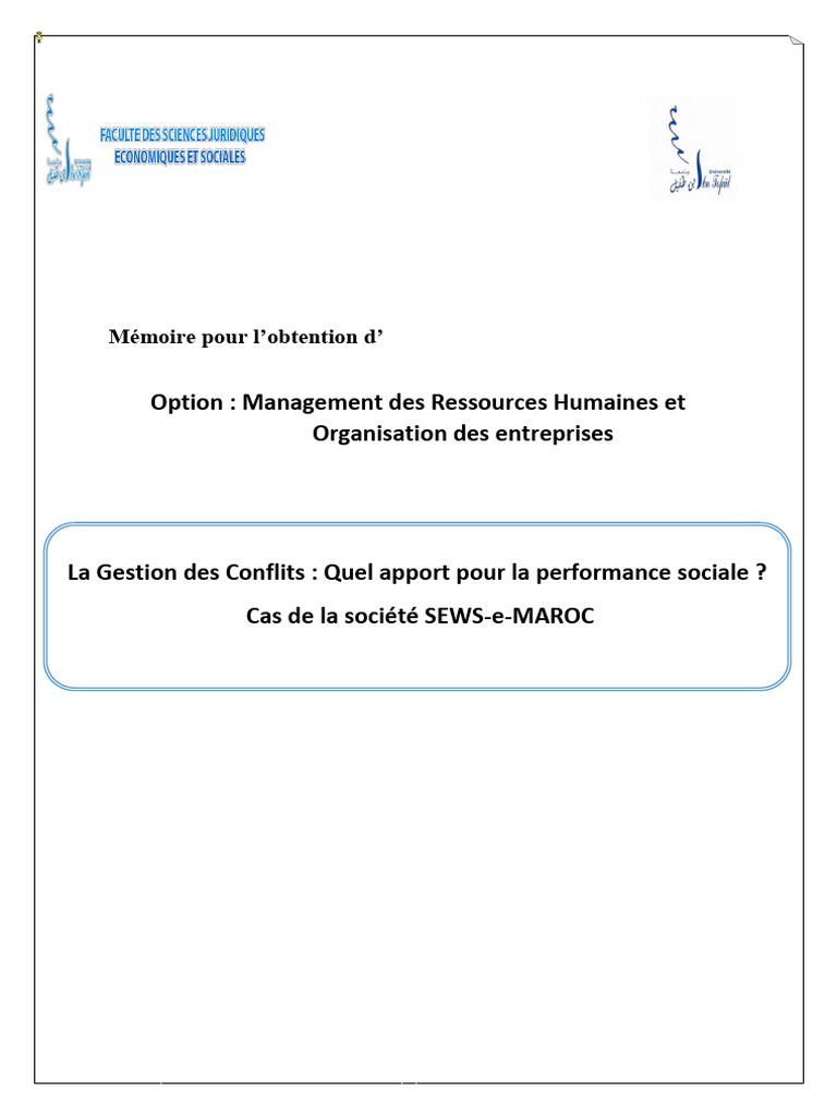 Projet Fin d'Etude | PDF