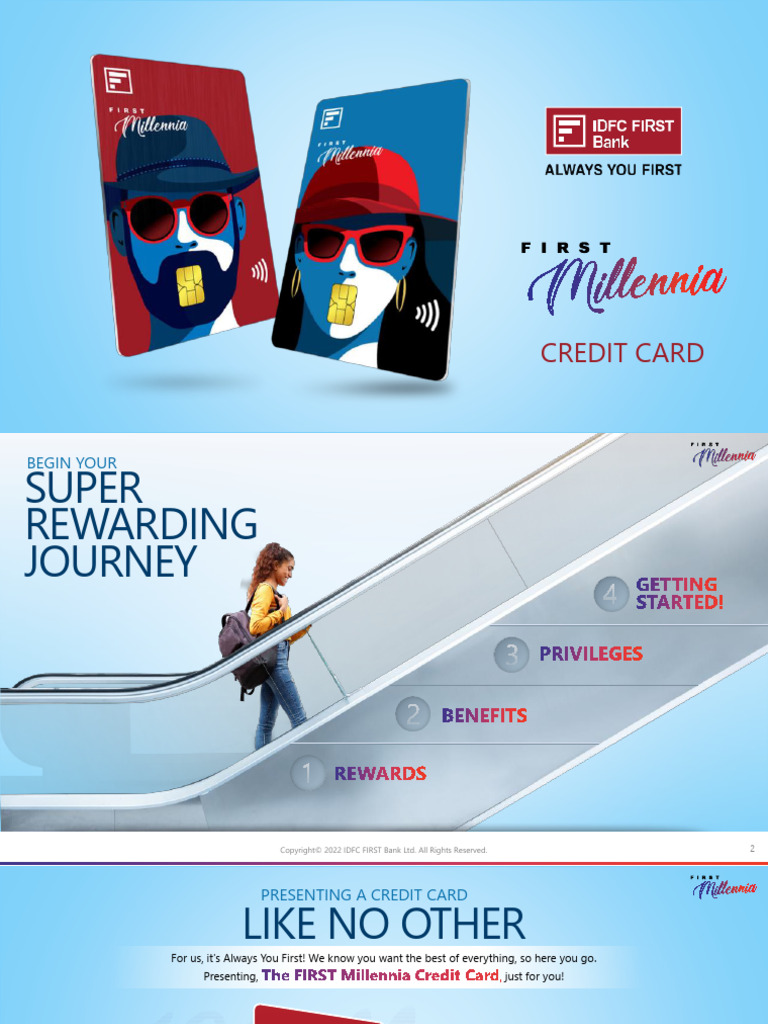 Idfc First Millennia 2024 | PDF | Credit Card | Finance & Money Management