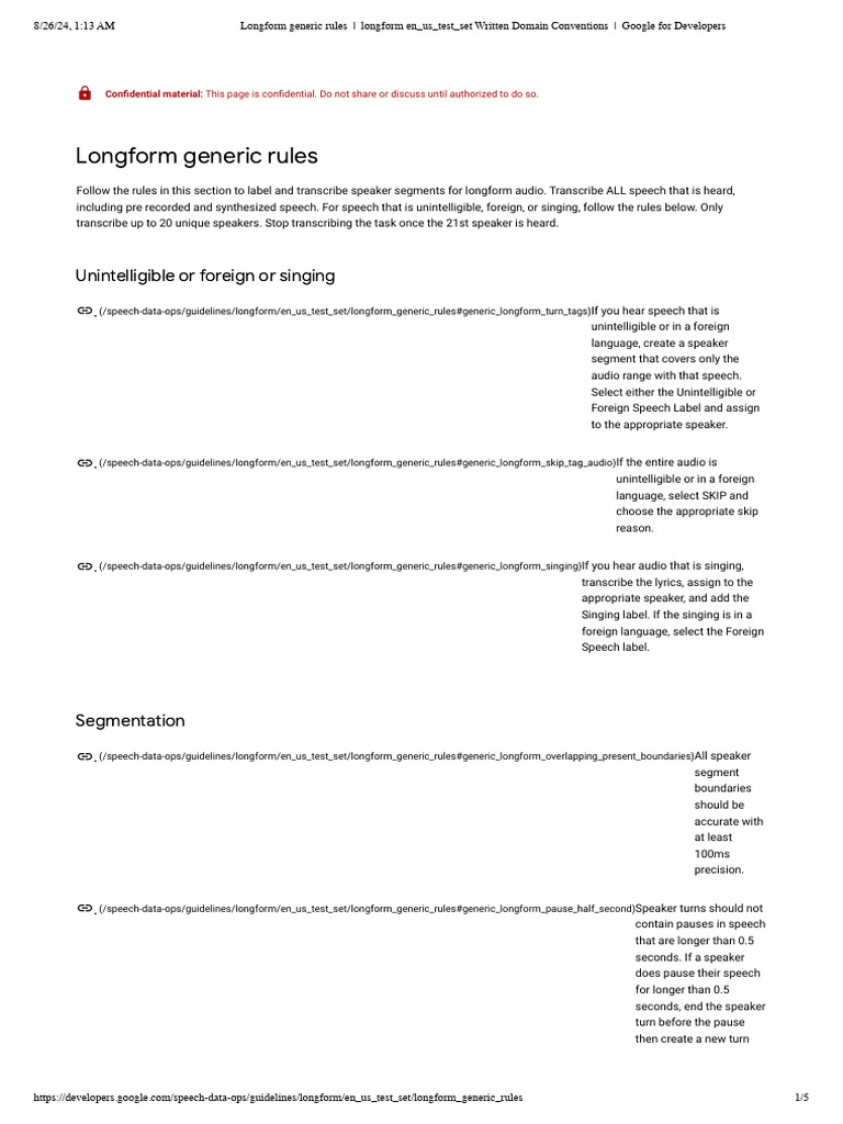 WDC - 3 Longform Generic Rules | PDF