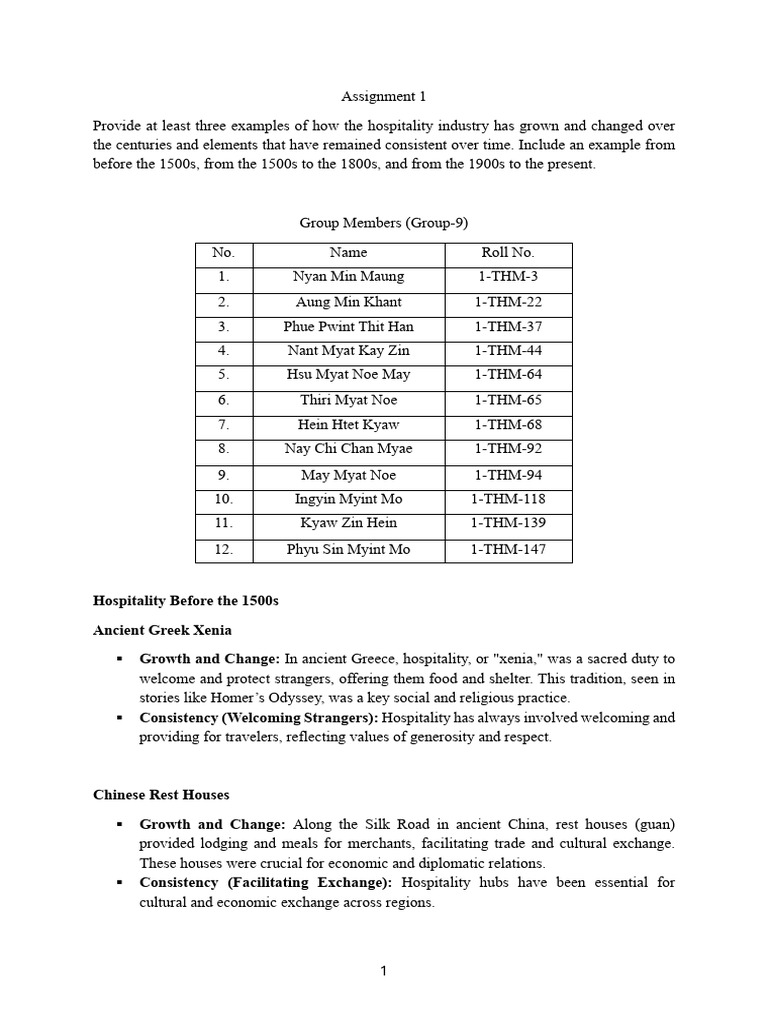 Assignment 1 | PDF