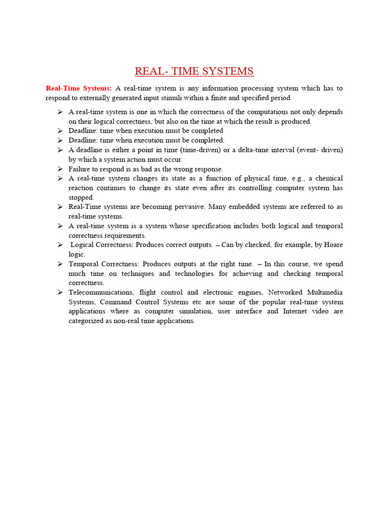 Rtos Unit-Ii PDF-F | PDF