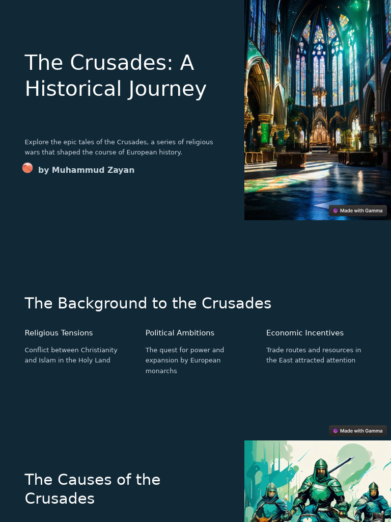 The Crusades A Historical Journey | PDF