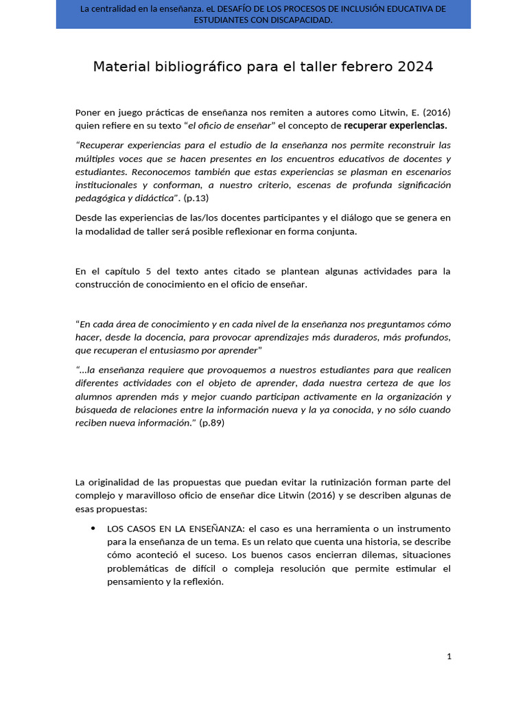 Texto Entre Encuentros 2 y 3 | PDF