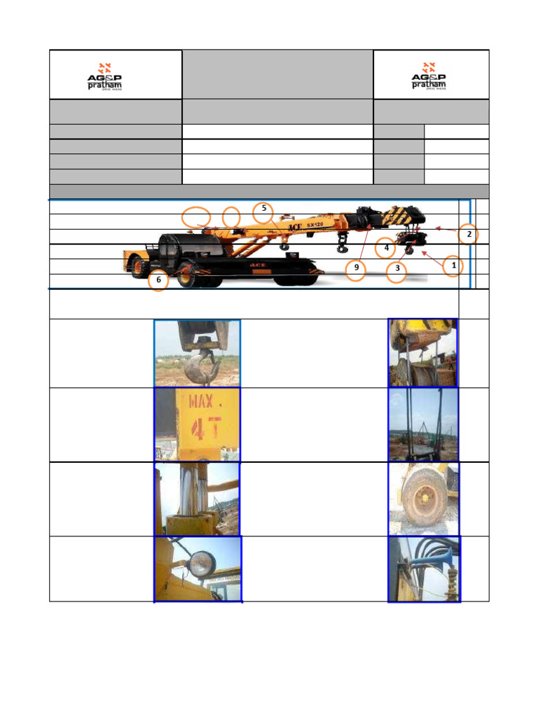 AG&P HSE-FRM 00 - Checklist For Hydra) | PDF