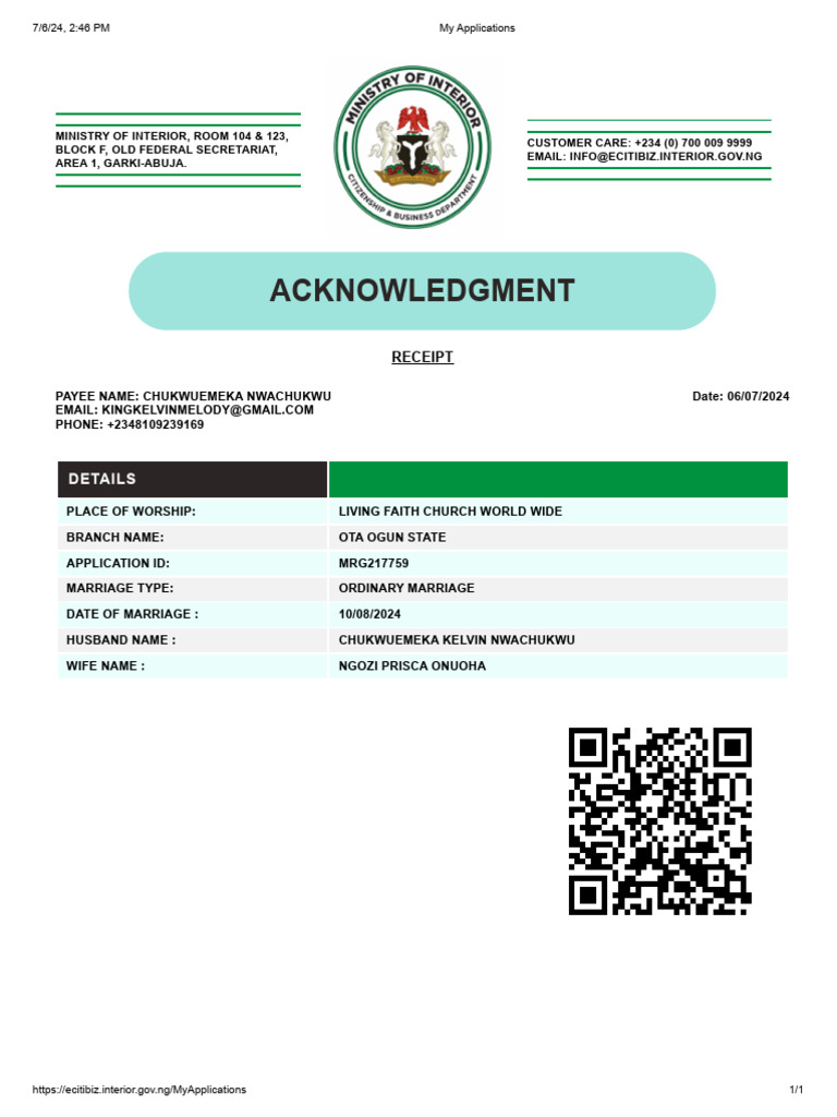 My Applications_Kelvin & Prisca | PDF