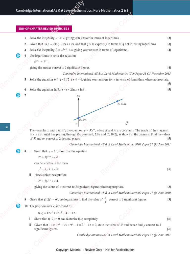 Pure Math 3 TB | PDF