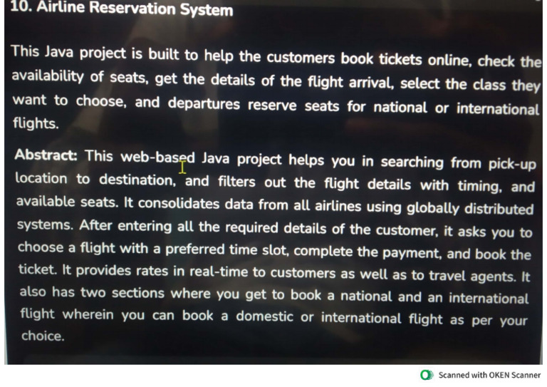 Airline System | PDF