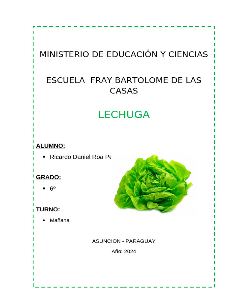 Lechuga | PDF