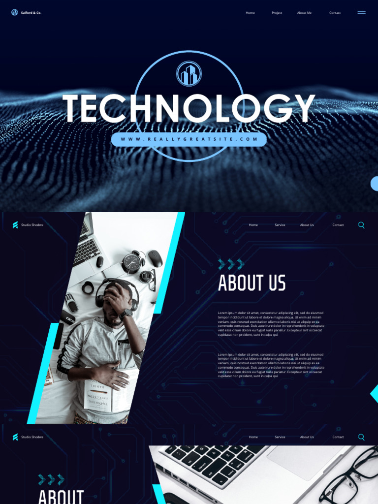Blue Futuristic Technology Presentation (4) | PDF
