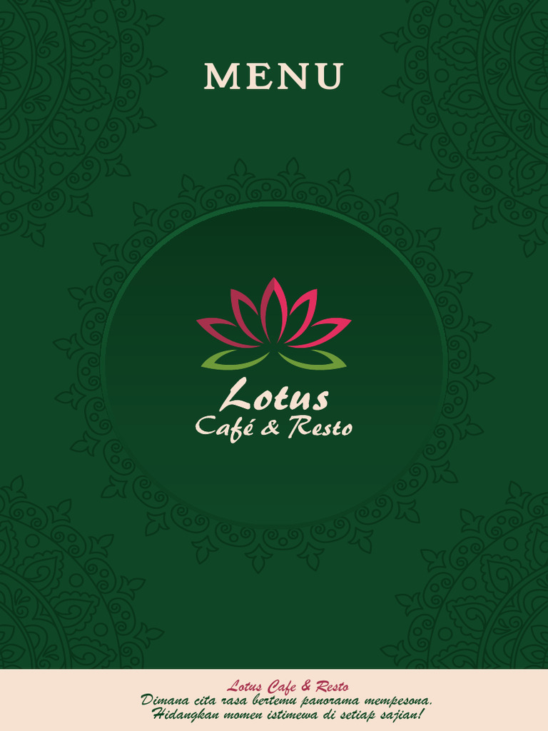 Final Draft - Lotus Menu (Lowres) - 1 | PDF