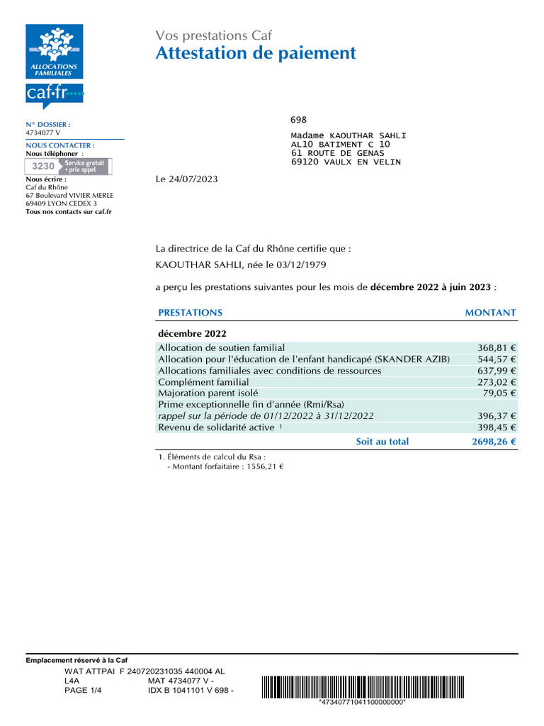 Preview Cnaf | PDF