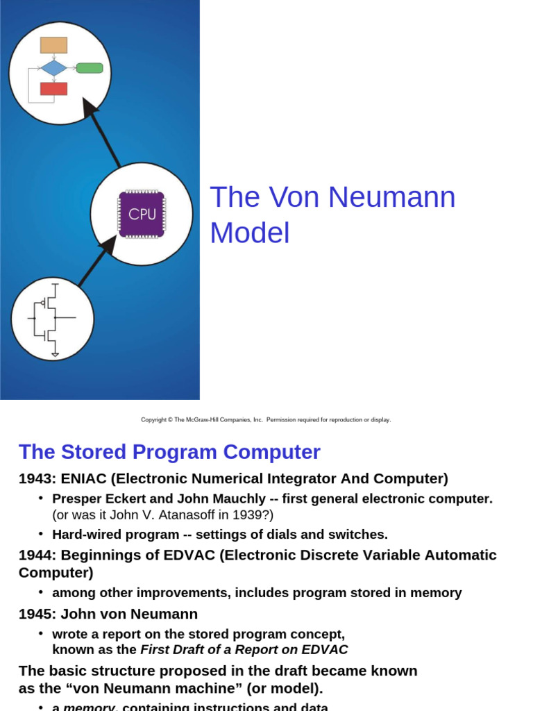 Lecture 2 Von Neumann Architecture | PDF