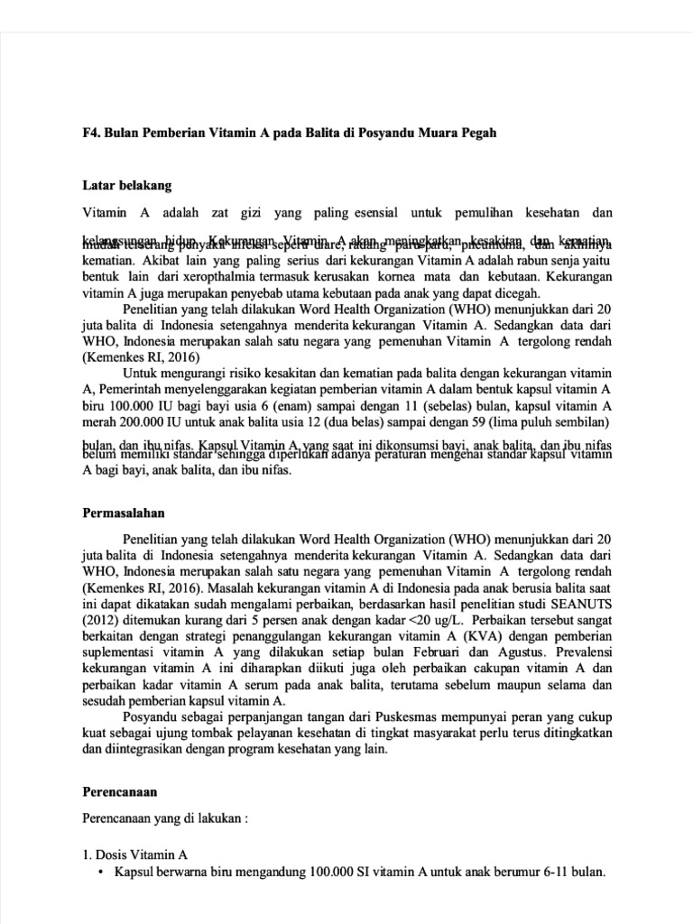 PDF f3 4 Vitamin A - Compress | PDF