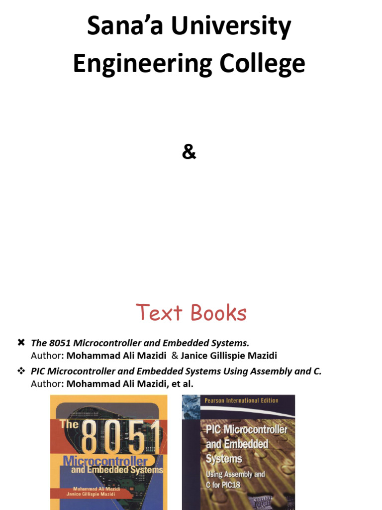 embedded systems lectures | PDF