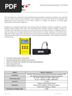 Mahr Perthometer M1 & M2 Overview | PDF | Calibration | Personal Computers