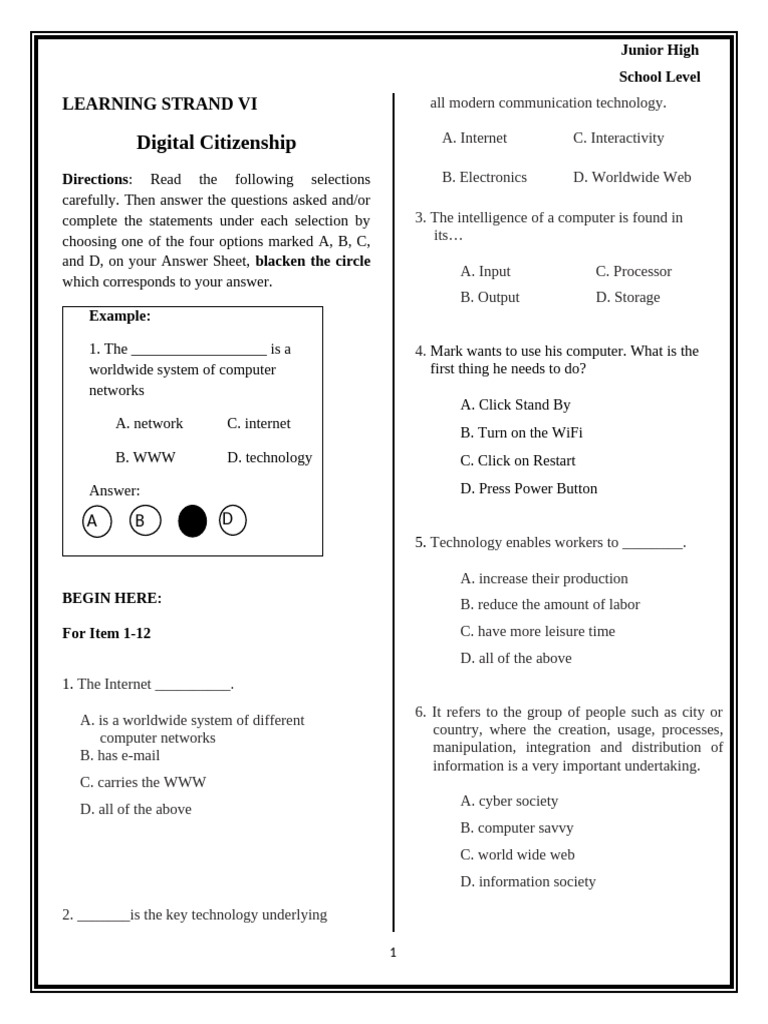 LS-6-Digital-Citizenship-AERT | PDF