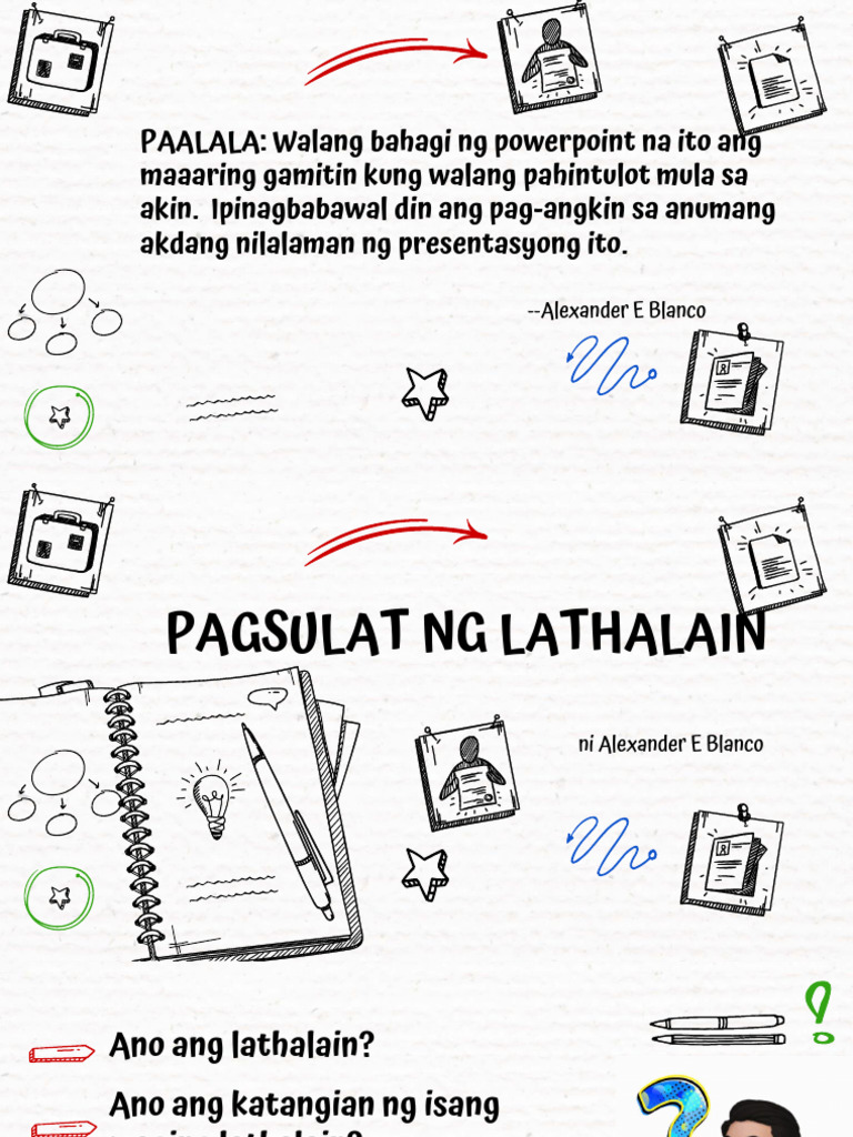 Pagsulat NG Lathalain - Blanco.2024 | PDF