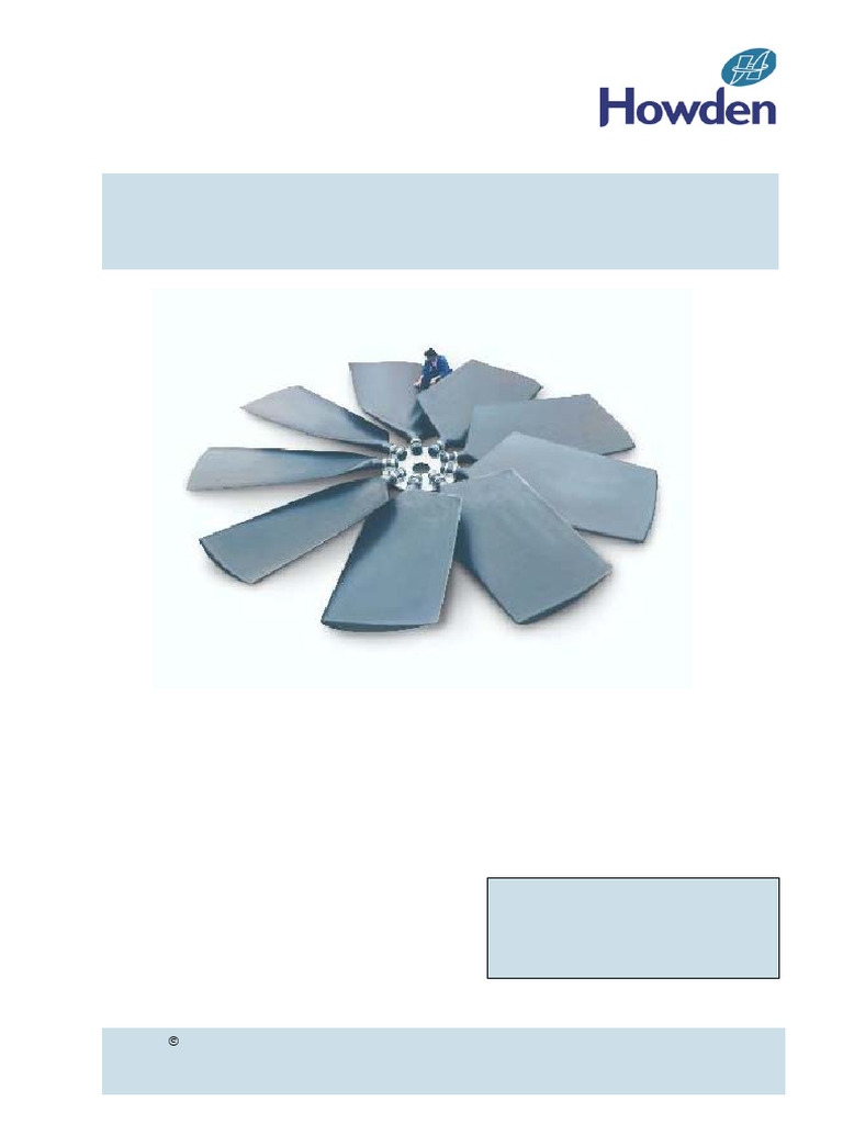 Howden Installation Manual E-Series Jan 2005 - 220317 - 145014 | PDF ...