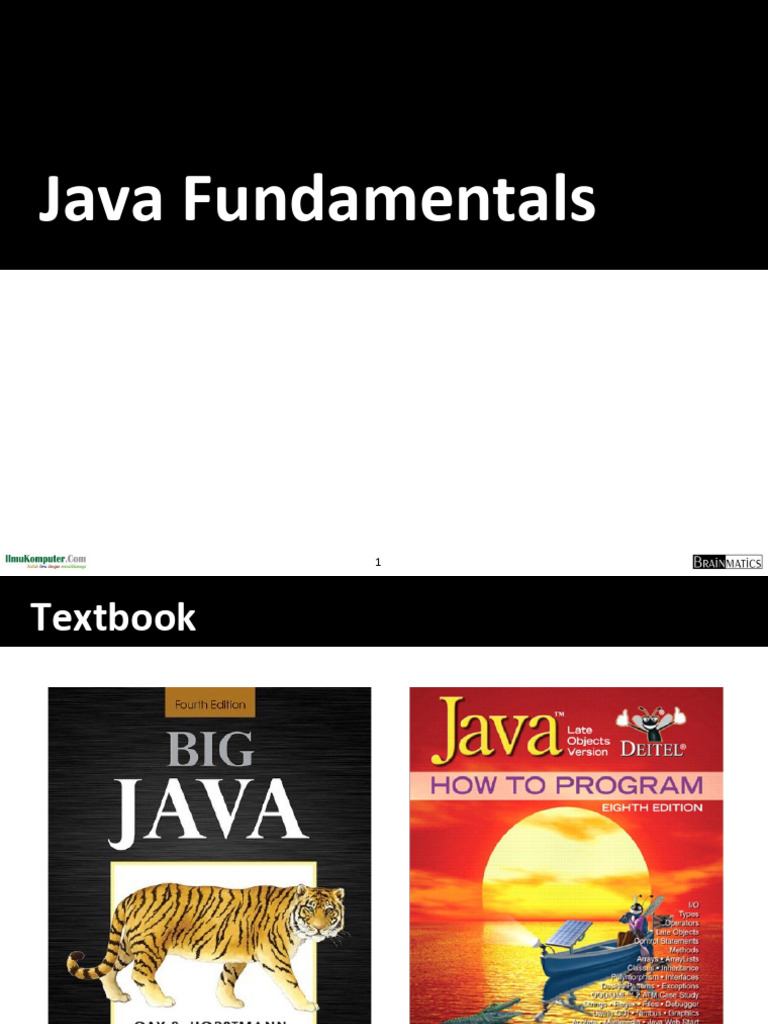 Java 01 Concepts | PDF